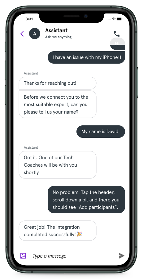Hosting AE SDK in your iOS app · Anywhere Expert Native SDK